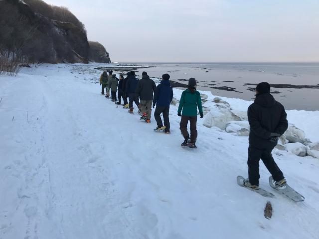 Abashiri Snowshoe Experience- Cape Notoro Ice Fall Course – All ...